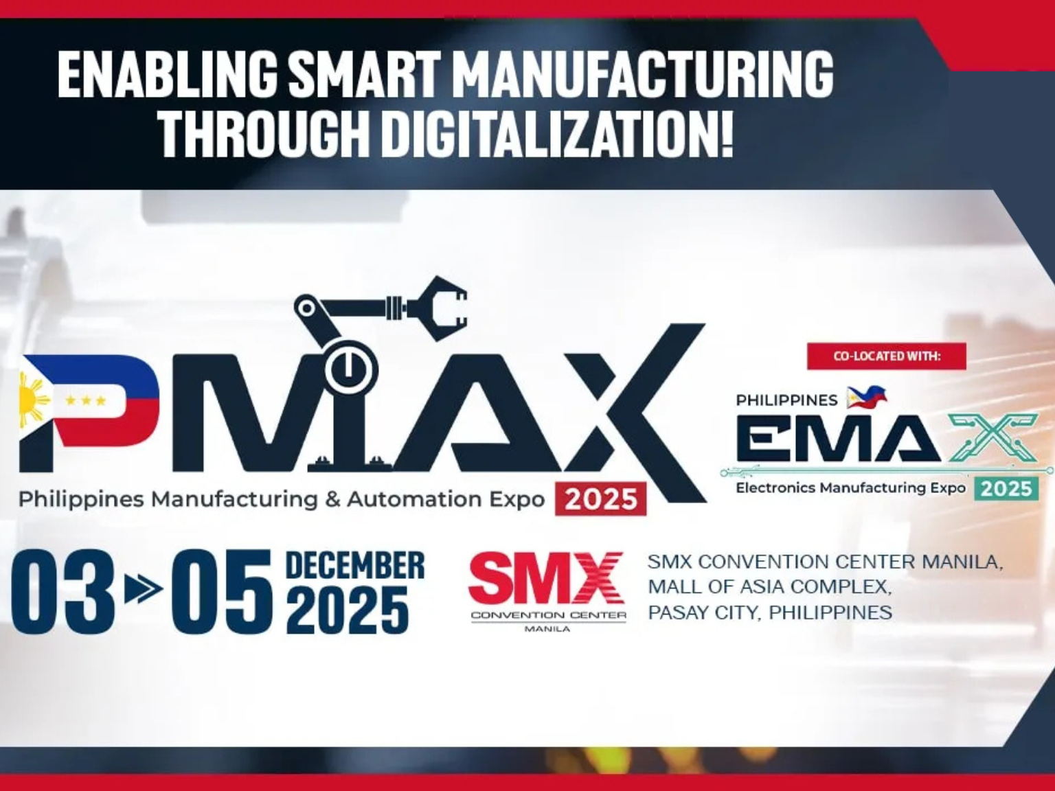 Philippines Manufacturing & Automation Expo (PMAX) 2025 | Our Events | AUTOMATIONSG | SIAA
